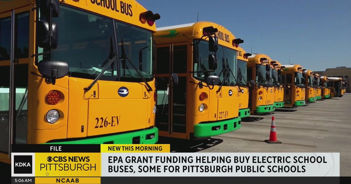 PPS to get grant funding for electric school buses - CBS Pittsburgh