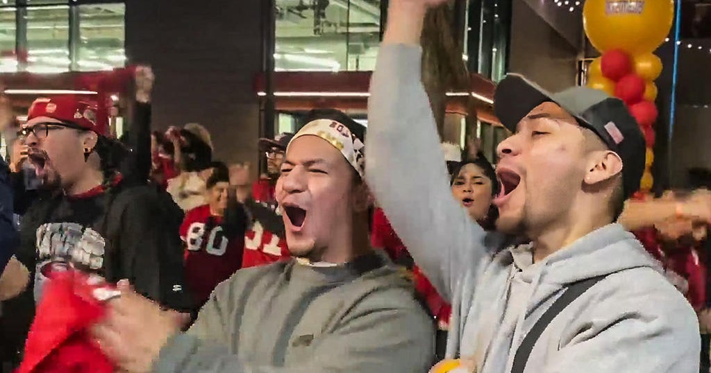 Niners fans in South Bay jubilant over team's Super Bowl rematch with ...