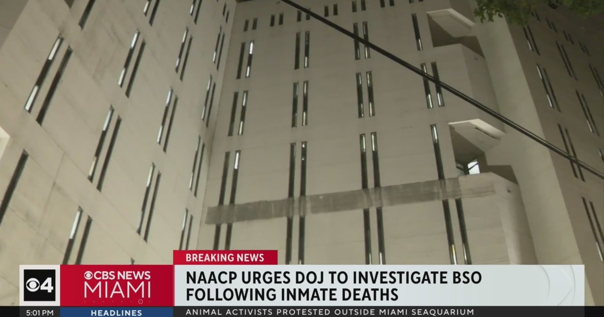 NAACP urges investigation into Broward inmate deaths - CBS Miami