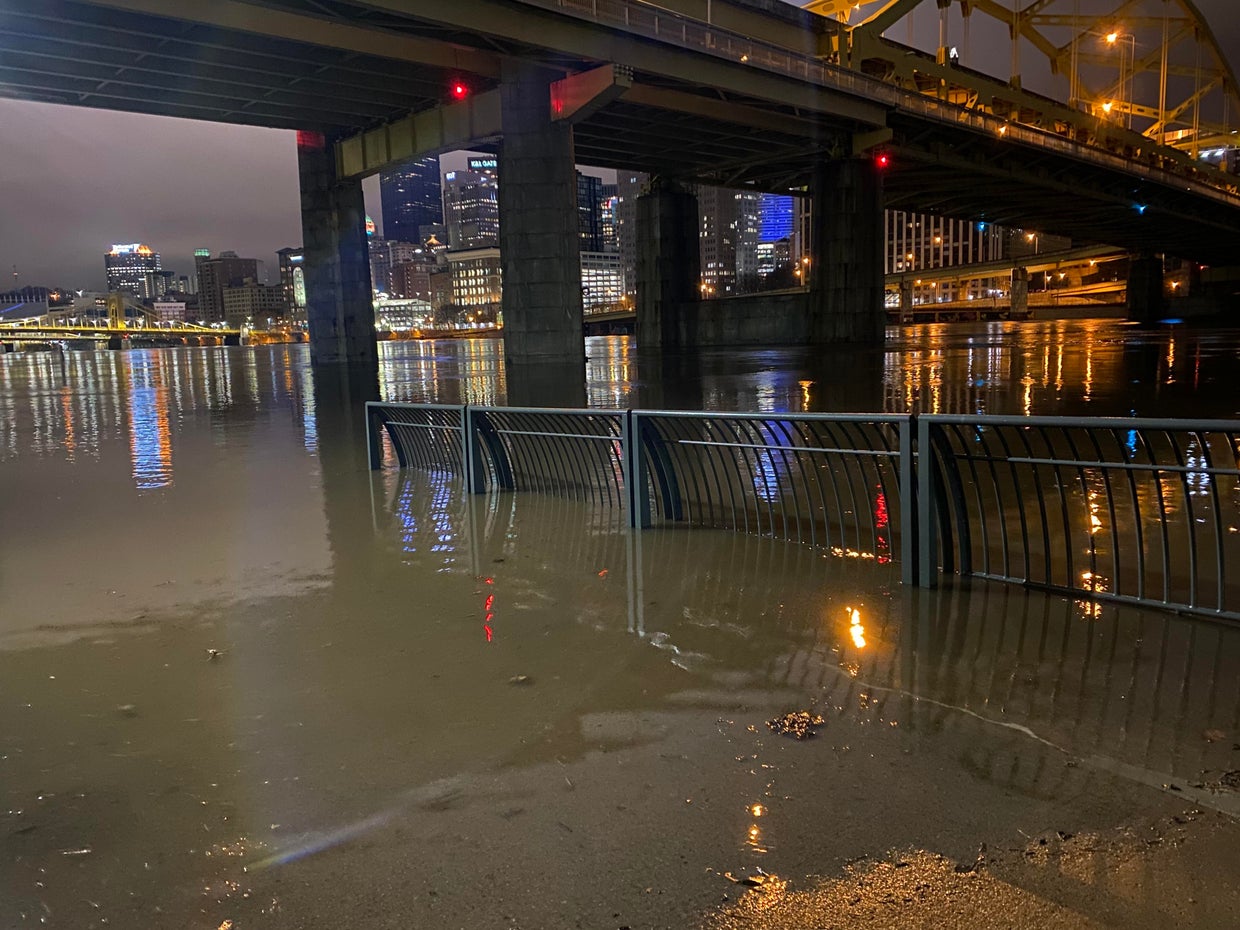 PHOTOS: Pittsburgh rivers flood, spilling over their banks