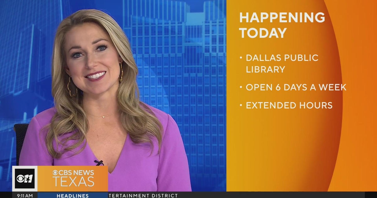 Dallas libraries update hours, add more staff - CBS Texas