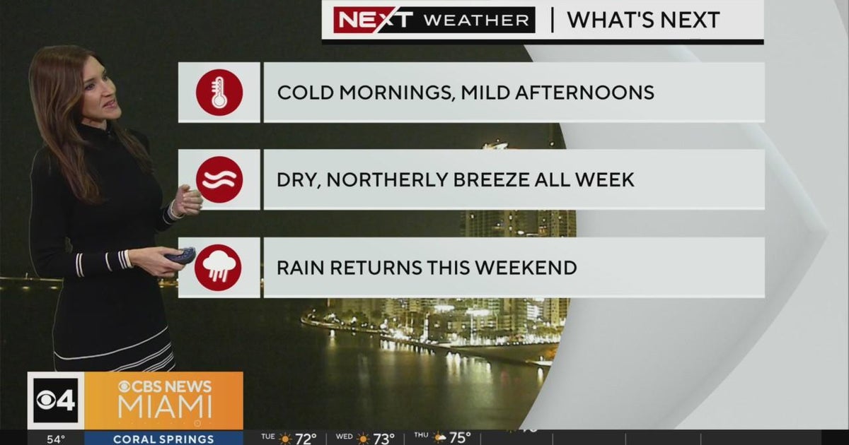 Miami Weather for Tuesday 1/30/2024 5AM - CBS Miami