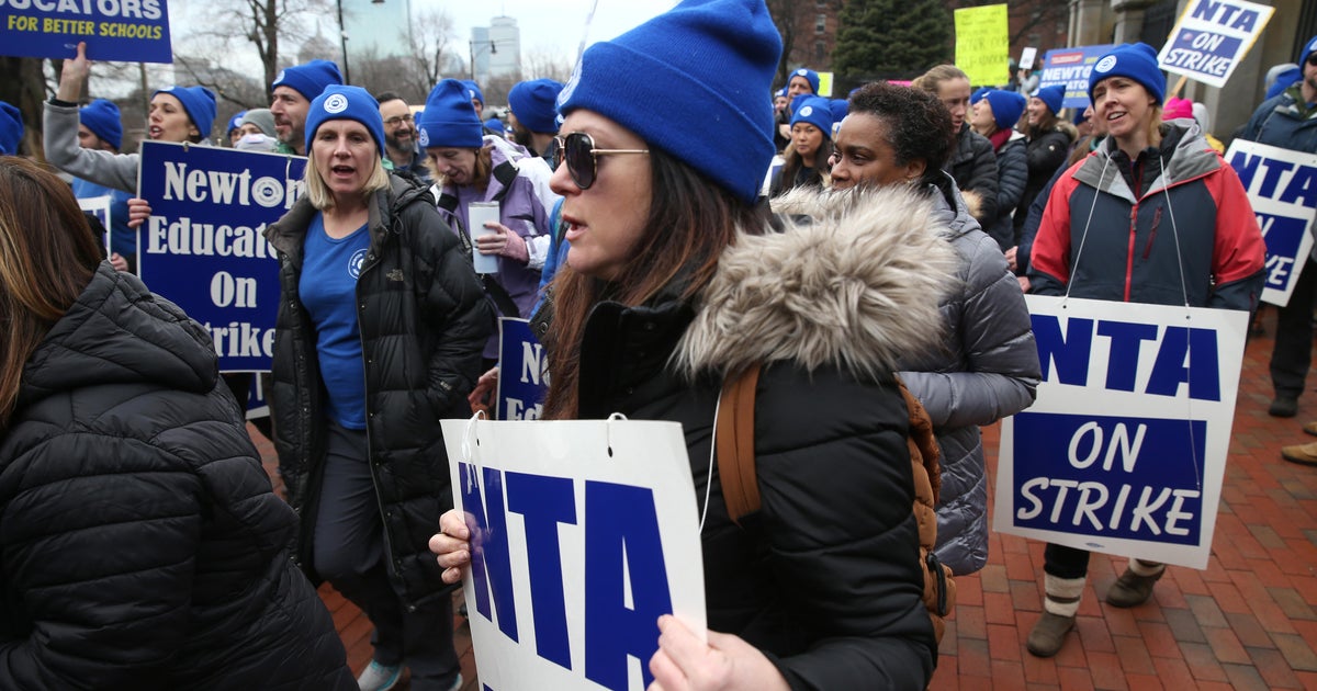 Teacher strike in Newton ends, students return to class on Monday - CBS ...