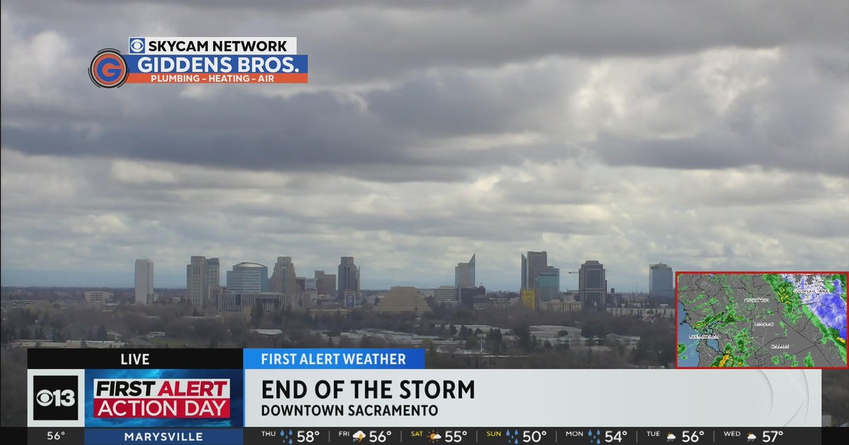 NorCal starting to dry out after storm - CBS Sacramento