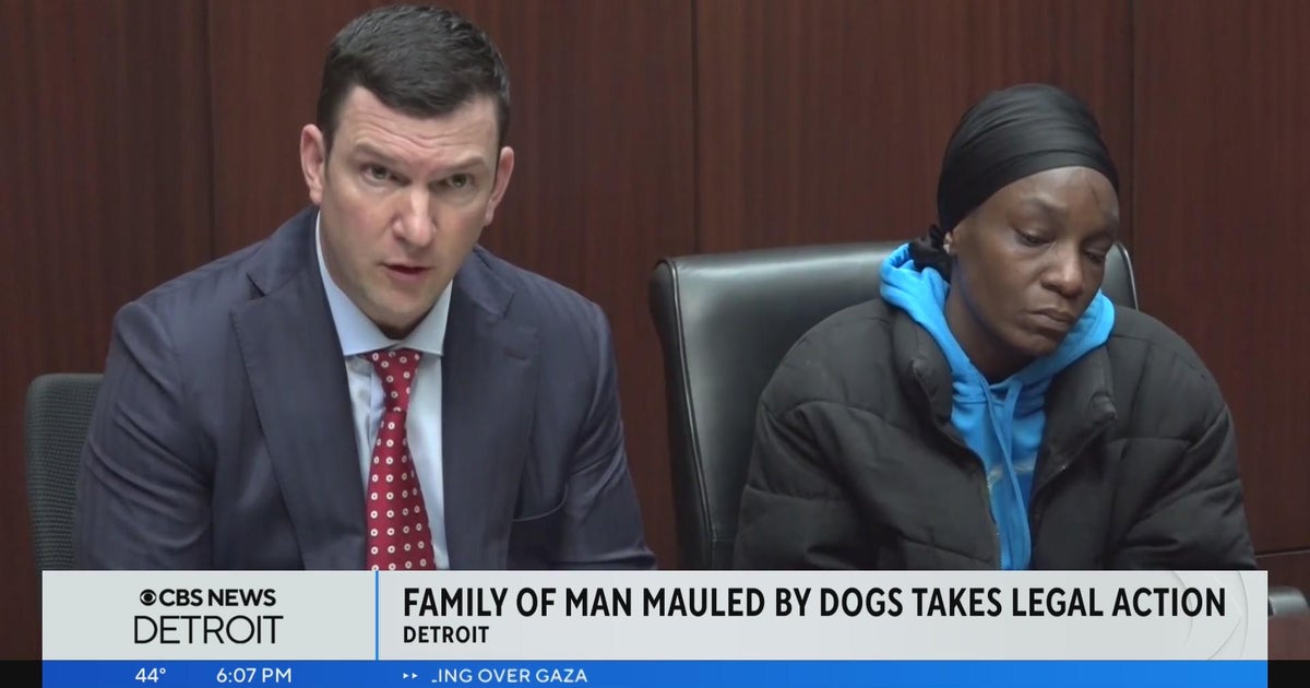 Family suing city of Detroit, the pet owners after man mauled by dogs ...