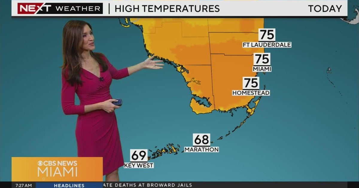 Miami Weather for Thursday 2/1/2024 7AM - CBS Miami