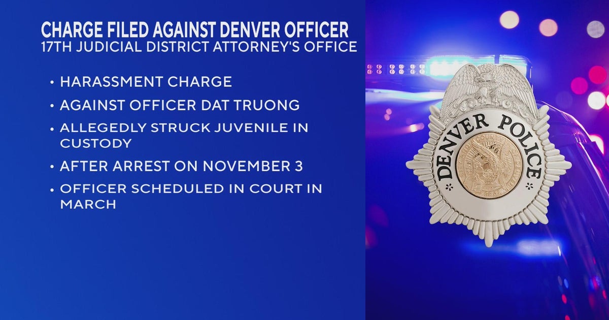 Denver officer charged with harassment, accused of hitting in-custody ...