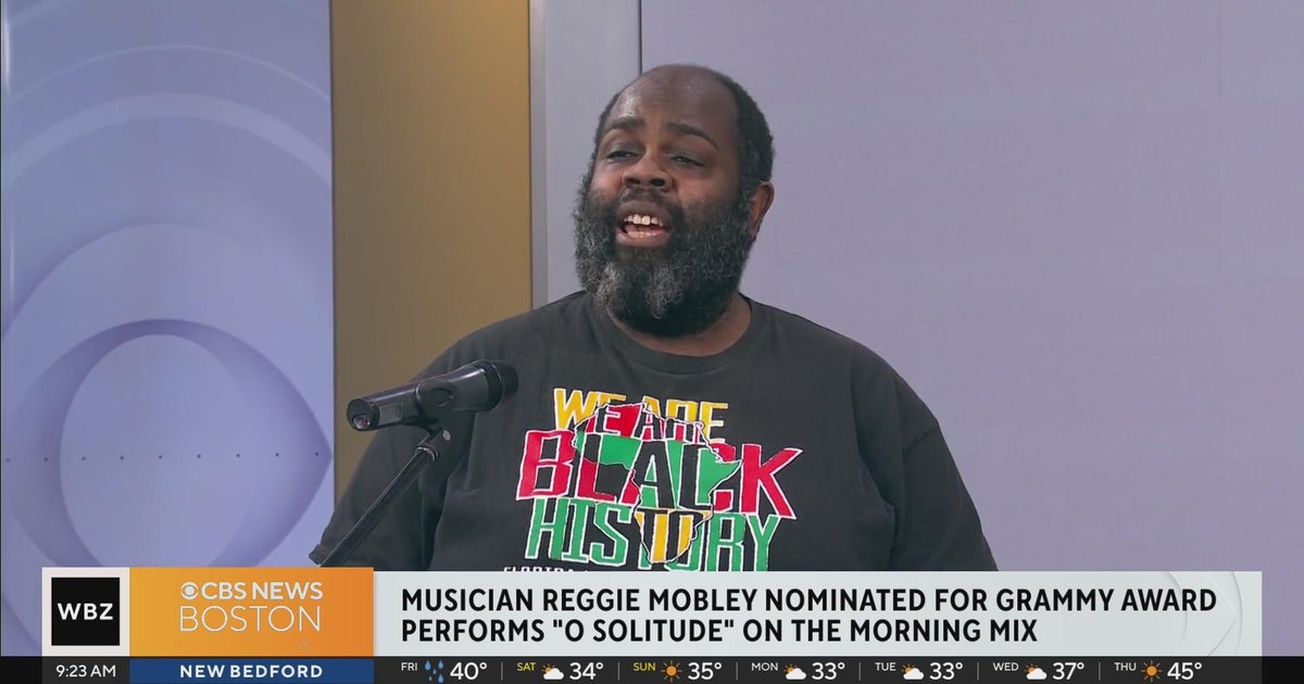 Grammy-nominated Reggie Mobley performs on the Mix! - CBS Boston