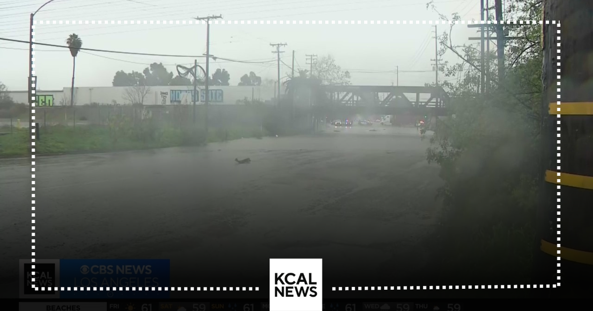 Long Beach prepares for potential flooding from incoming storm - CBS ...