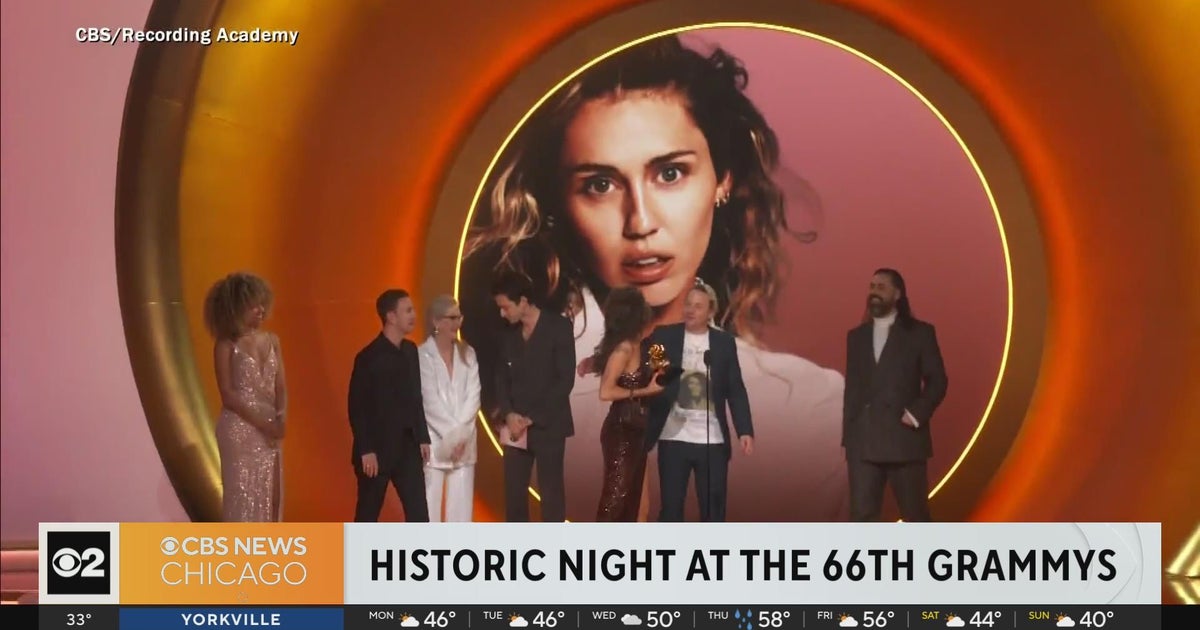 Historic night at the 66th Grammys - CBS Chicago