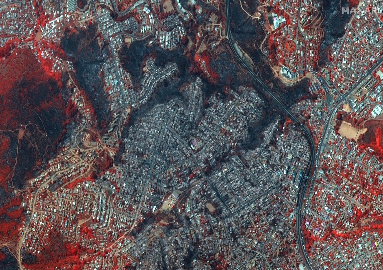 Satellite images show scale of Chile deadly wildfires, destroyed ...