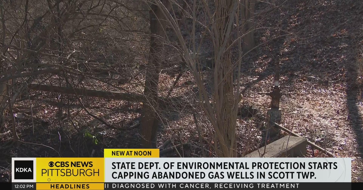 Pa. DEP starts capping abandoned gas wells in Scott Twp. - CBS Pittsburgh
