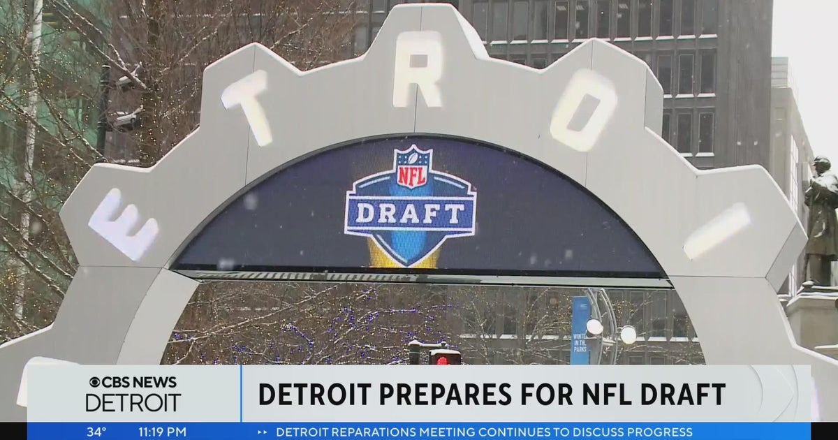 Detroit Sports Commission spreading the word about 2024 NFL Draft - CBS ...