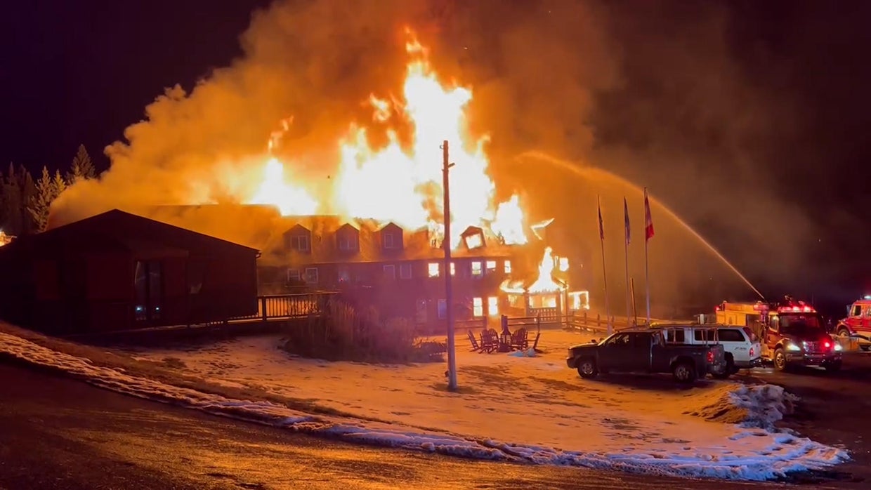 Fire destroys historic Lutsen Lodge along the North Shore - CBS Minnesota