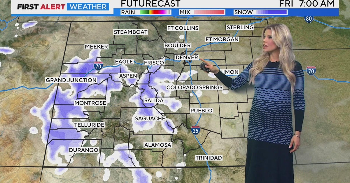 More Snow Heading For Denver This Weekend - CBS Colorado
