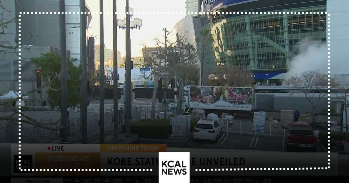 Kobe Bryant statue to be unveiled on Thursday - CBS Los Angeles