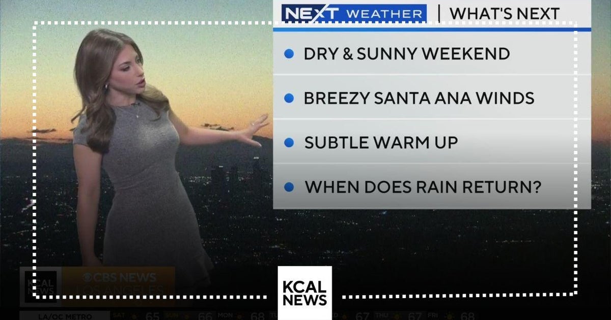 Alex Biston's weather forecast (Feb. 10) - CBS Los Angeles