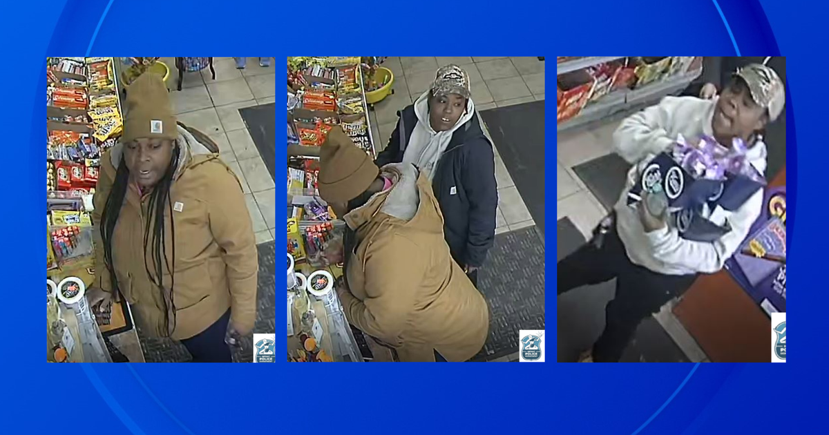 Detroit police seek suspects in Marathon gas station theft - CBS Detroit