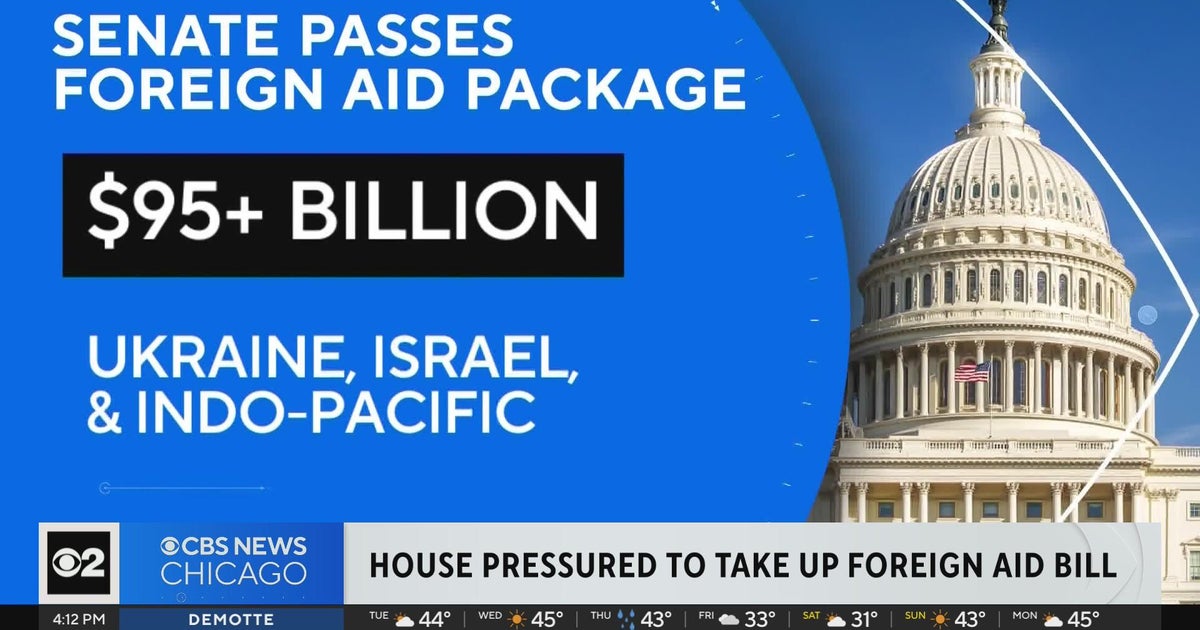 President Biden urged House to take up foreign aid bill - CBS Chicago