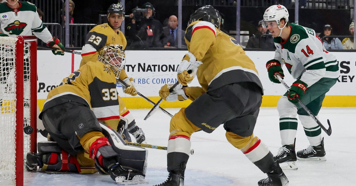 Minnesota Wild top defending champion Golden Knights 5-3 in Vegas - CBS ...