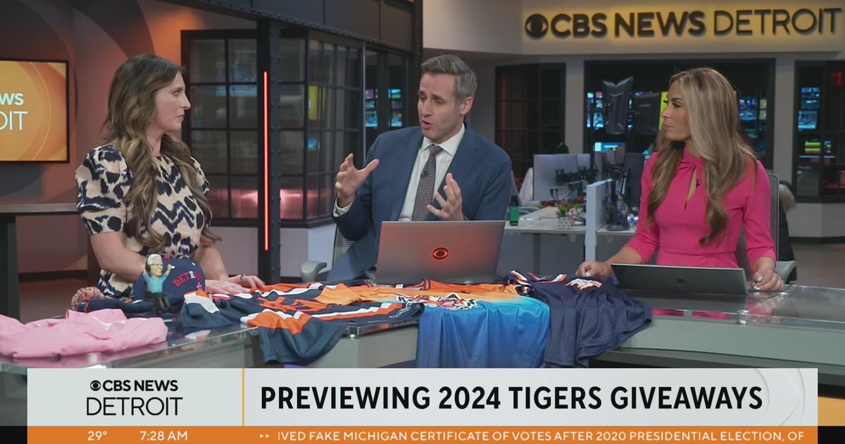 A look at 2024 Detroit Tigers fan giveaways - CBS Detroit