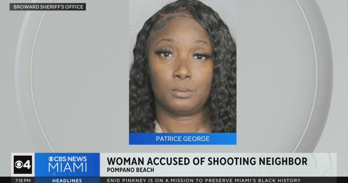 Woman charged in fatal shooting of neighbor in Pompano Beach - CBS Miami