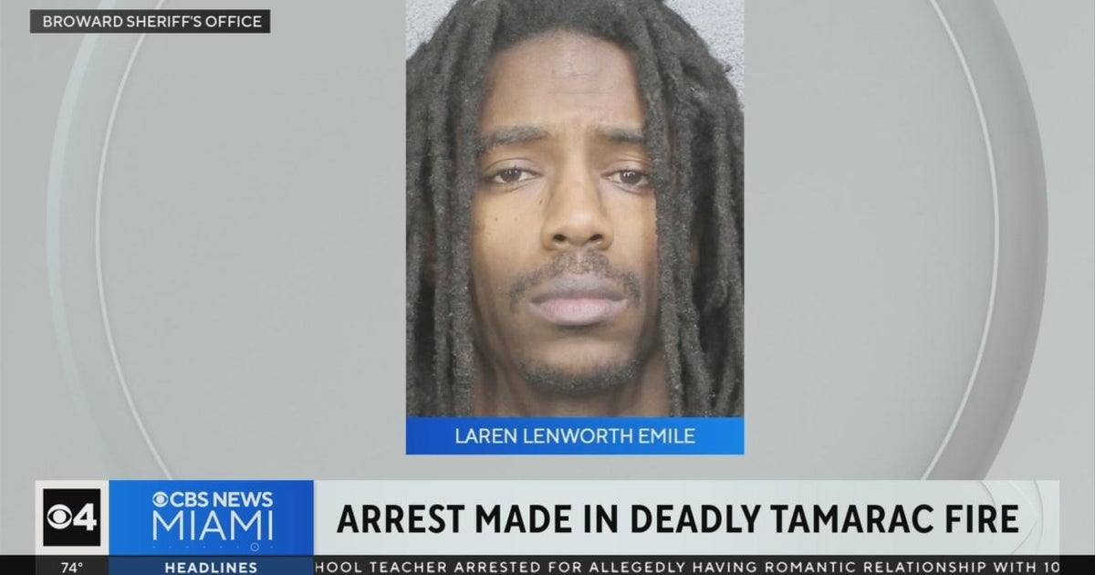 Arrest made in deadly Tamarac fire - CBS Miami