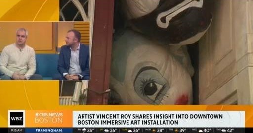 Answers behind Downtown Boston's immersive art installation - CBS Boston