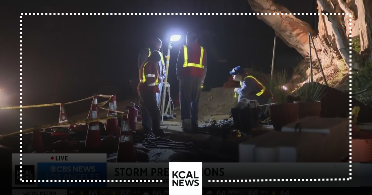 Landslide-prone Rancho Palos Verdes prepares for incoming rain - CBS Los Angeles