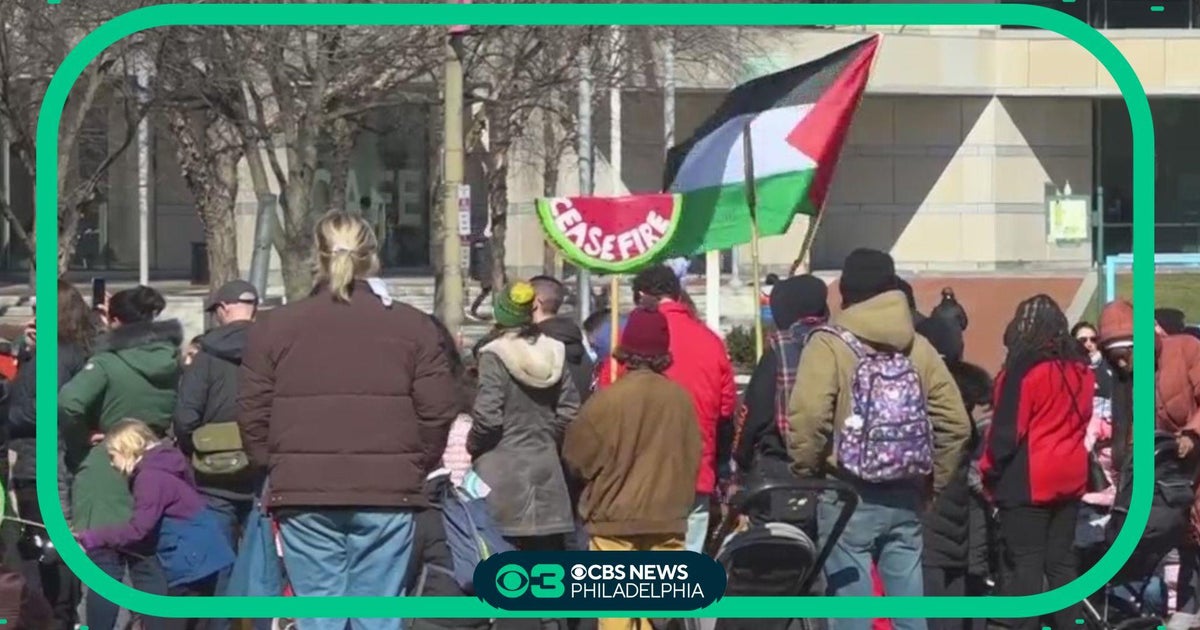 Philadelphia children and families call for cease-fire in Gaza - CBS ...