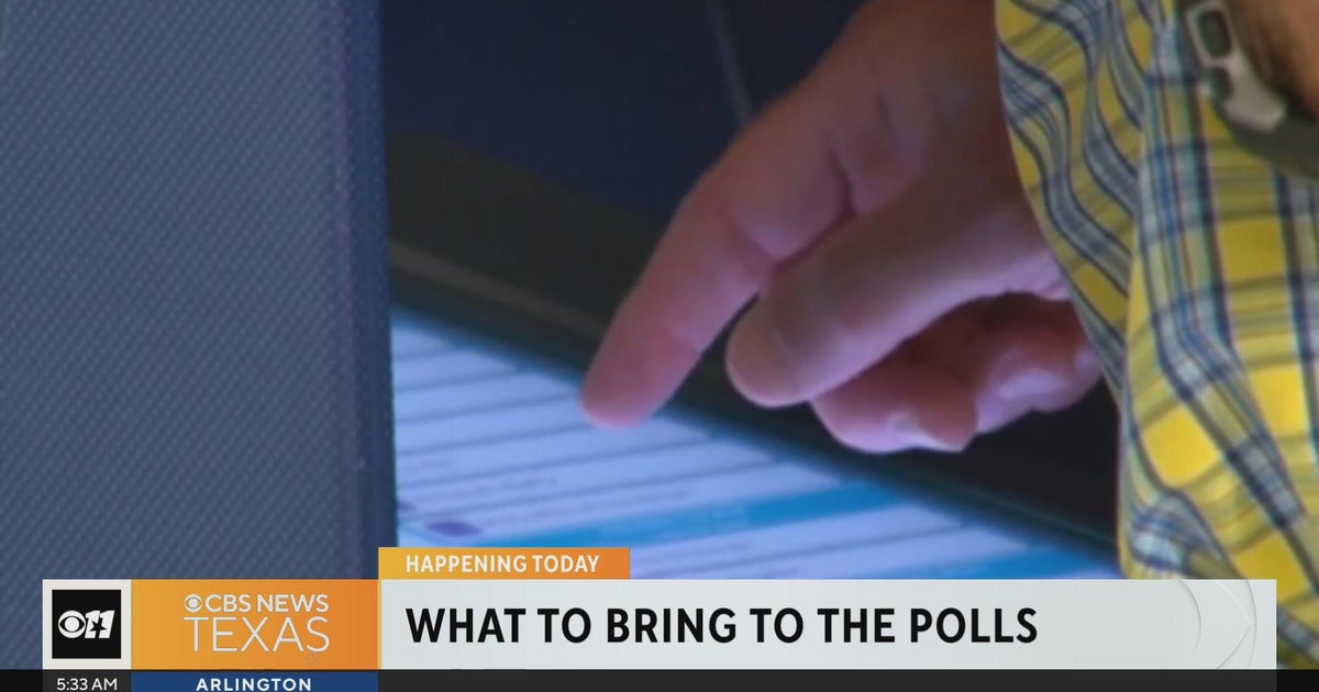 If you're heading to the polls today, don't forget these rules - CBS Texas