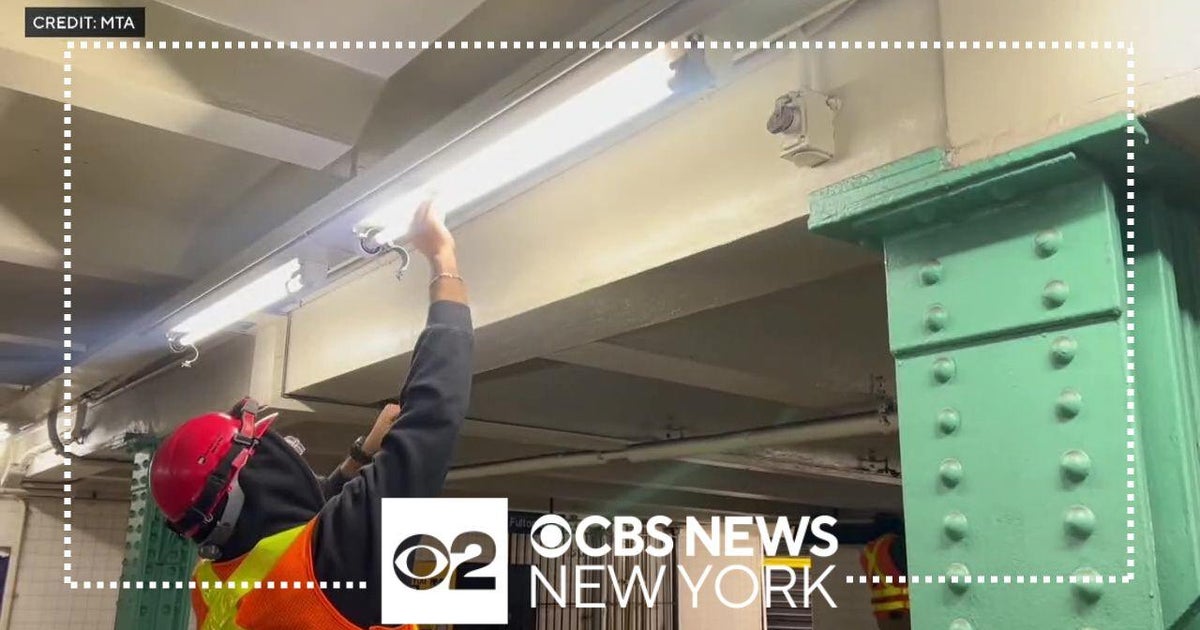 MTA to roll out LED lights throughout subway system - CBS New York