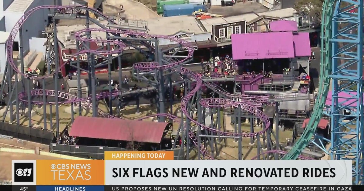 New, renovated rides coming to Six Flags in Arlington - CBS Texas