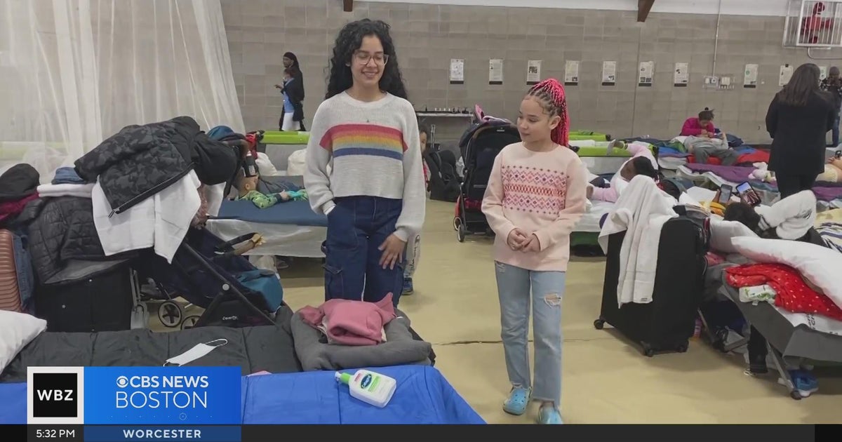 Family provides first look inside Roxbury shelter for migrants and ...