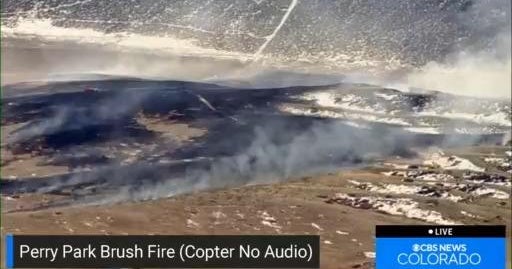 Wildfire burns dozens of acres in Douglas County - CBS Colorado