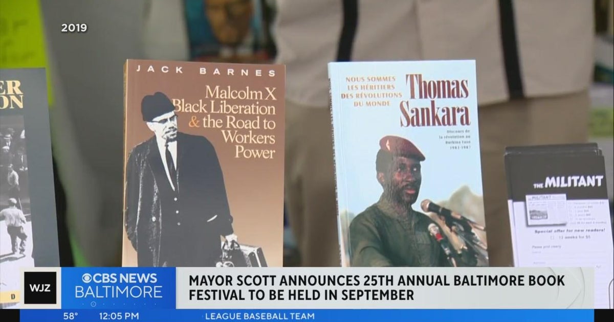 Baltimore Book Festival to return in September - CBS Baltimore