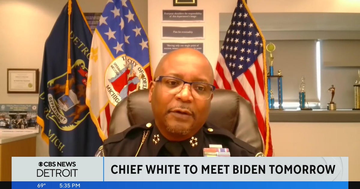 Detroit Police Chief James White to meet with President Joe Biden to ...