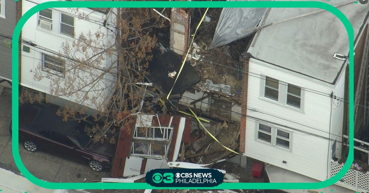 Building partially collapses in Southwest Philadelphia - CBS Philadelphia