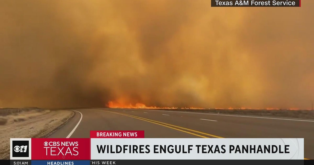 Wildfires engulf Texas panhandle - CBS Texas