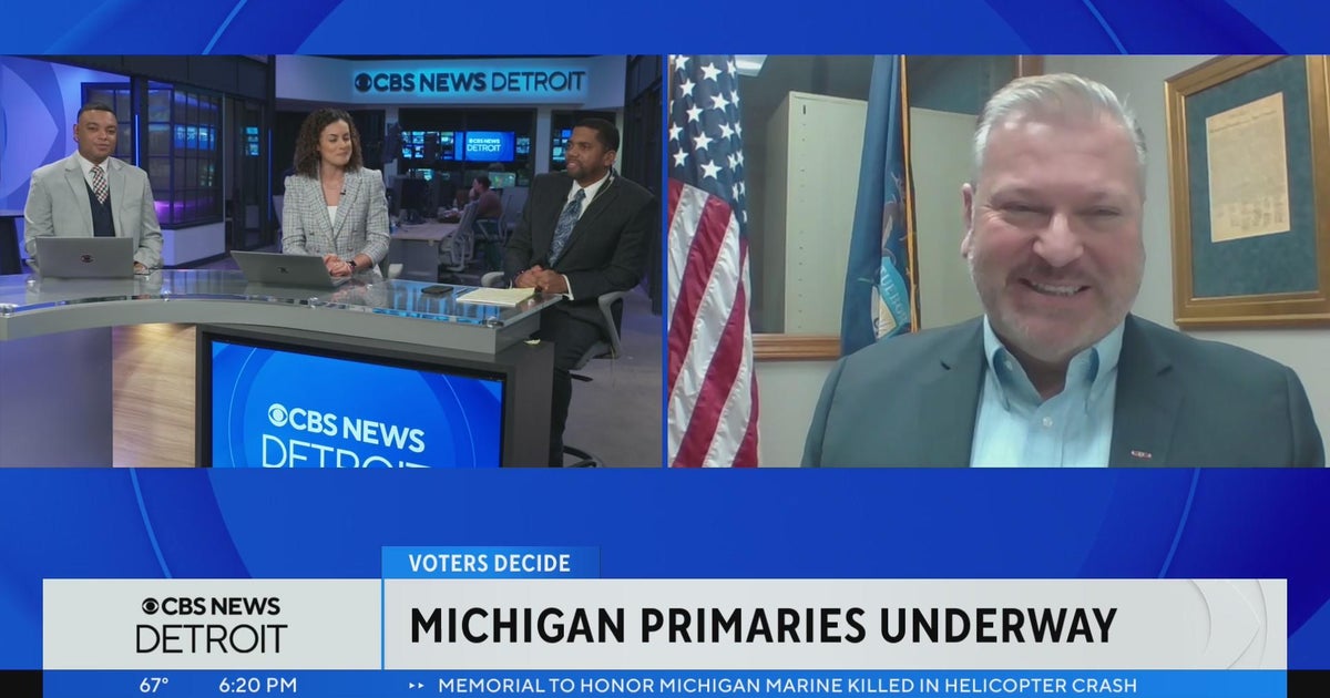 A look at the Michigan primary as voting winds down - CBS Detroit