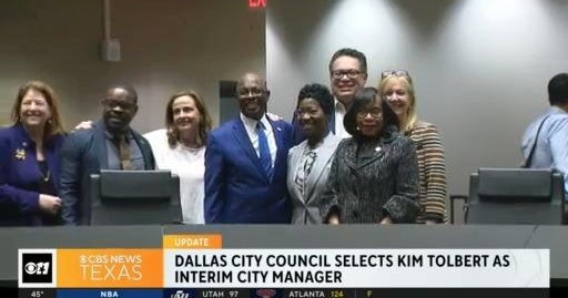 Dallas City Council selects Kim Tolbert as interim city manager - CBS Texas