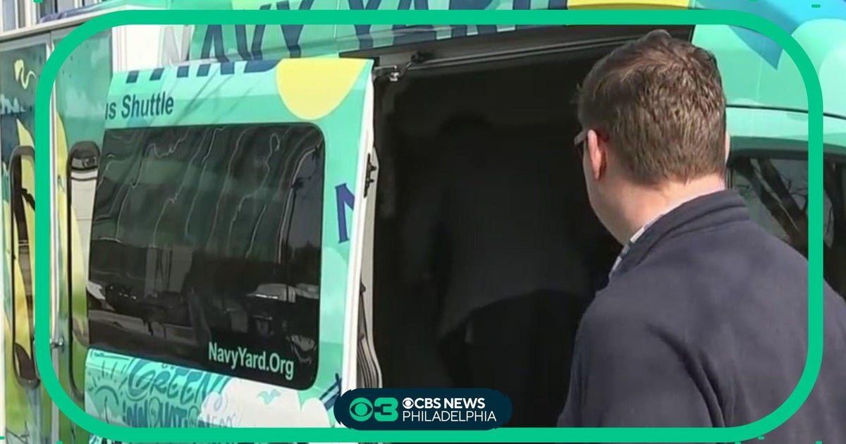 Shuttle service featuring driverless vans begins at the Navy Yard - CBS ...