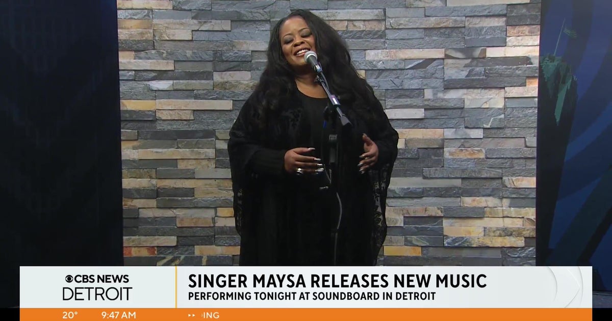 Singer Maysa performs on CBS News Detroit - CBS Detroit