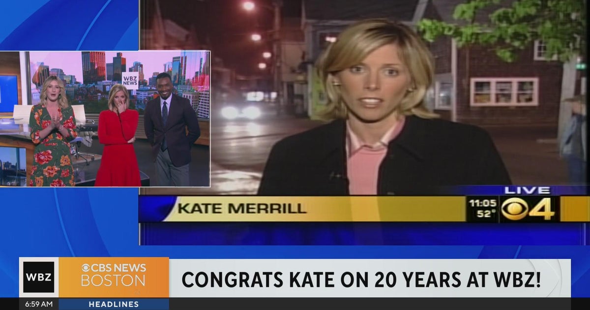 Kate Merrill celebrates 20 years at WBZ-TV - CBS Boston