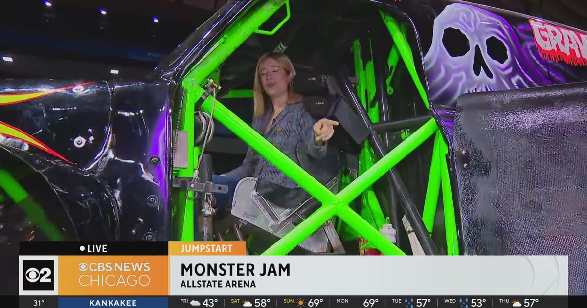 Jumpstart with Jackie: Inside Monster Jam at Allstate Arena - CBS Chicago