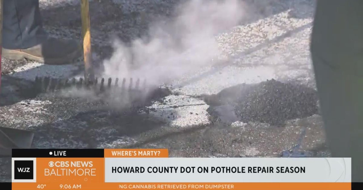 Where's Marty? In Howard County learning about pothole repair season ...