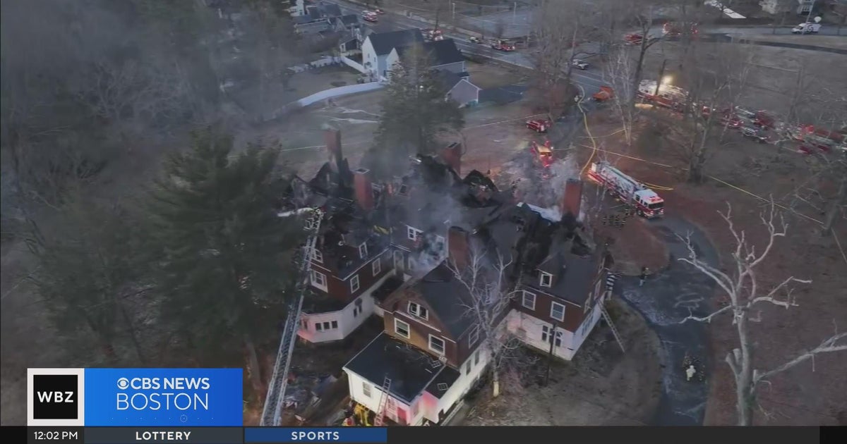 Fire damages historic Oakhurst Manor in Northbridge - CBS Boston