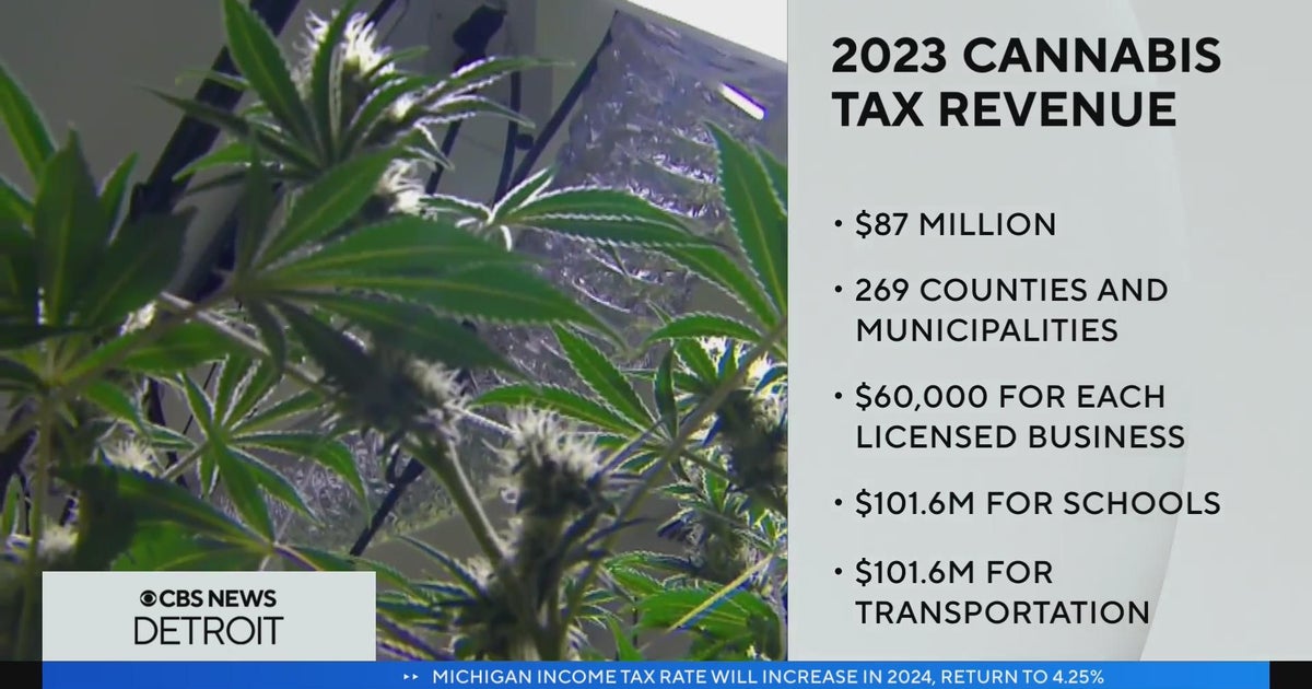 Detroit gets $2 million in marijuana tax revenue; $87 million going to ...