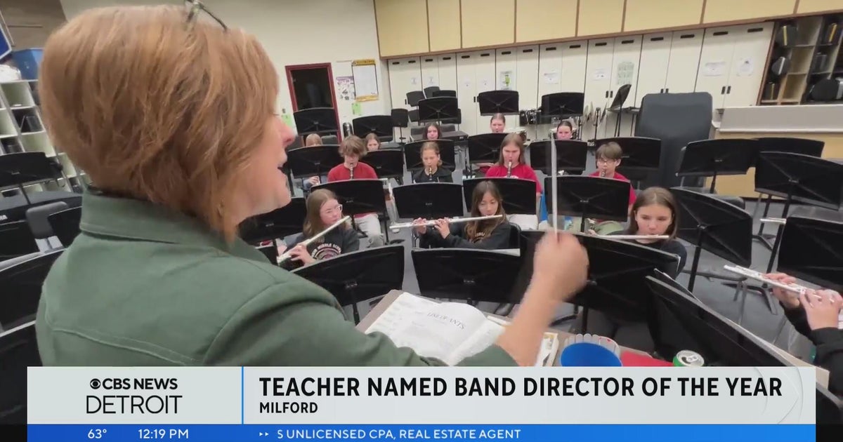Metro Detroit teacher named Michigan band teacher of the year - CBS Detroit