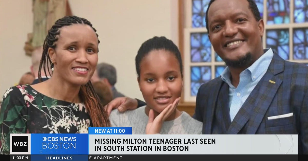 Missing Milton teenager last seen near Boston's South Station - CBS Boston